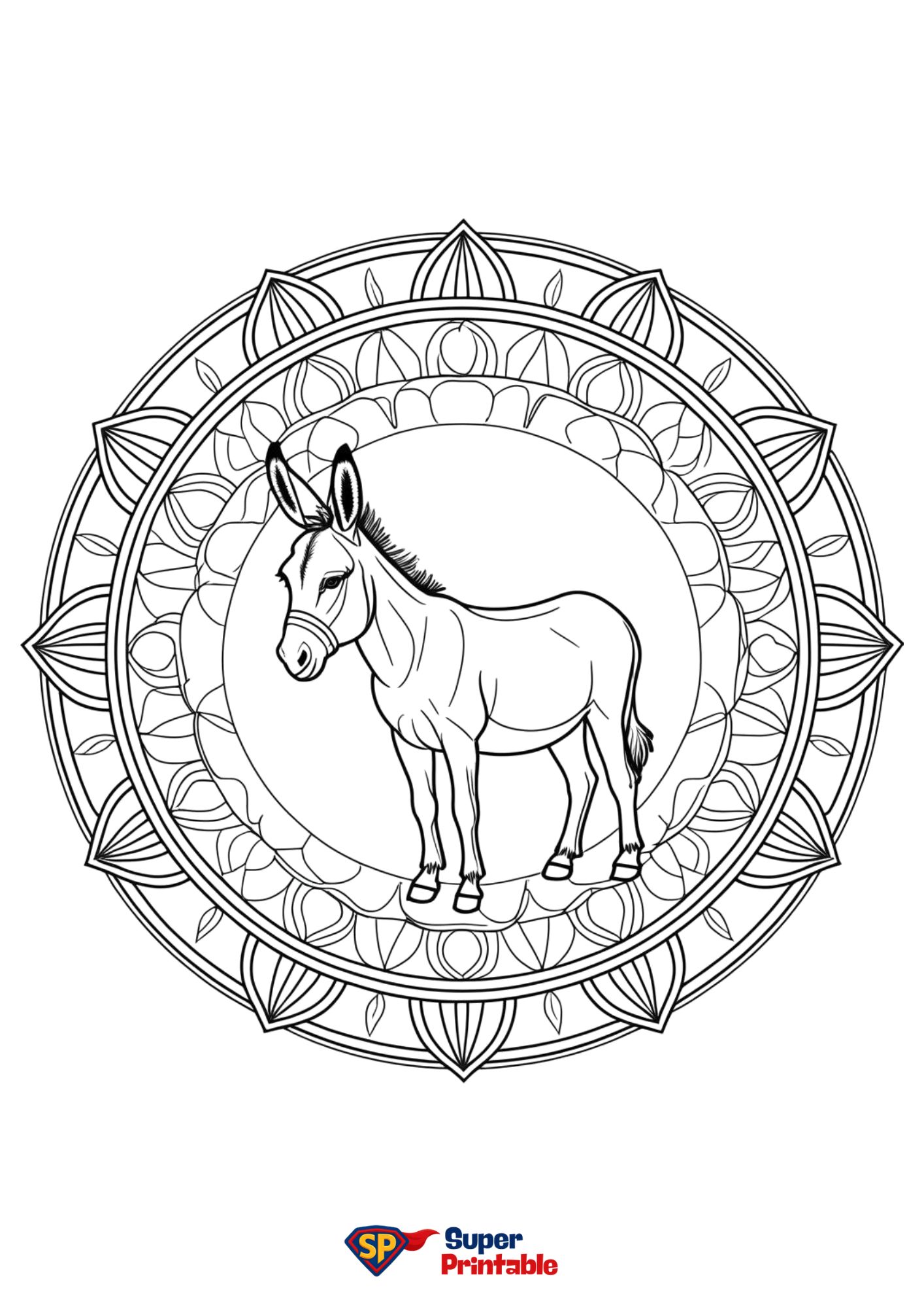 12 Pet Animal Mandalas Coloring Pages to Print and Enjoy
