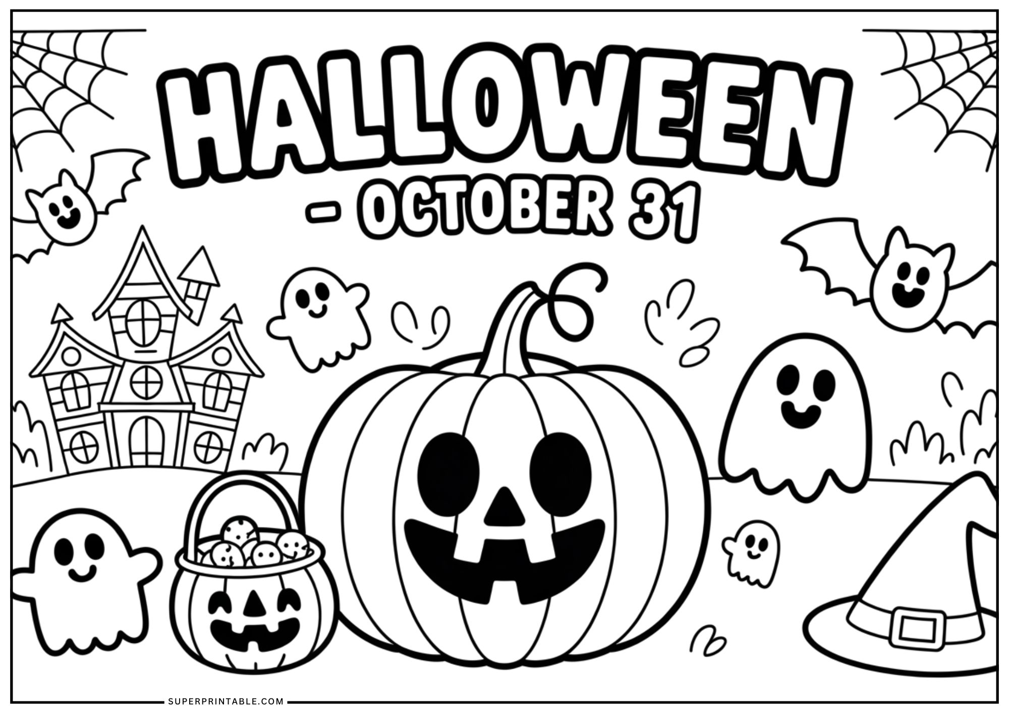 10+ October Special Days Coloring Pages | Free PDF Printables