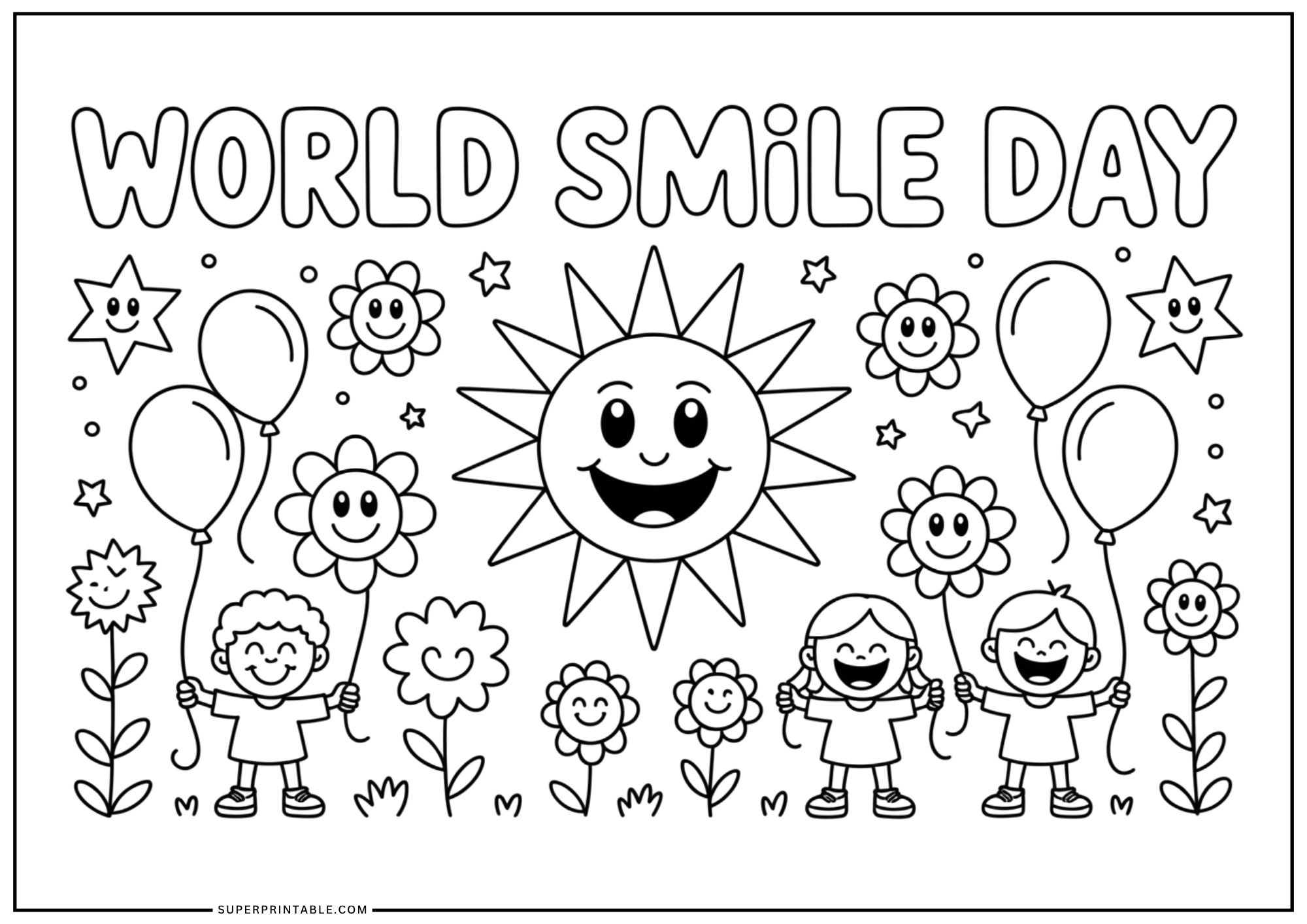 10+ October Special Days Coloring Pages | Free PDF Printables