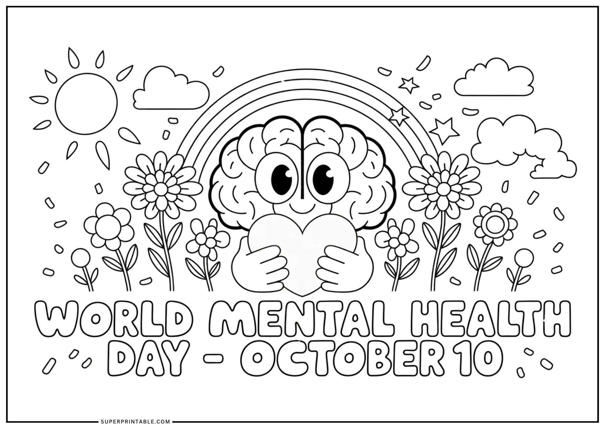 10+ October Special Days Coloring Pages | Free PDF Printables